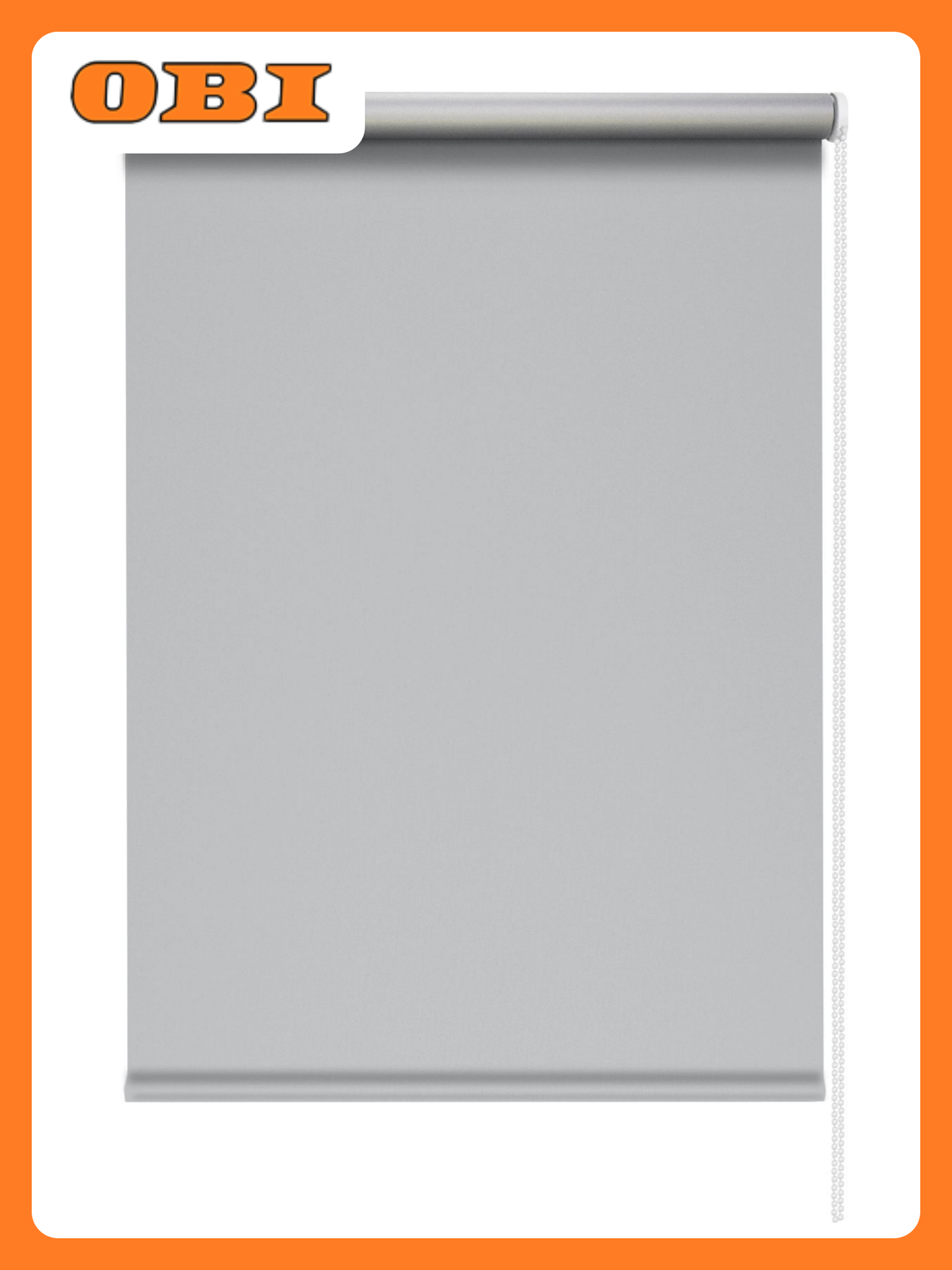 Рулонные шторы Эскар "Blackout", 180x170 см, полиэстер, серые