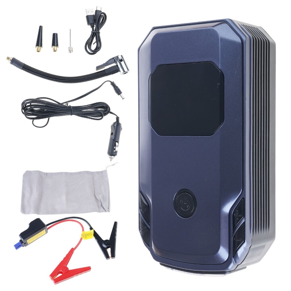 Стартер для прыжков в машине с набором настройки шин и воздушным компрессором