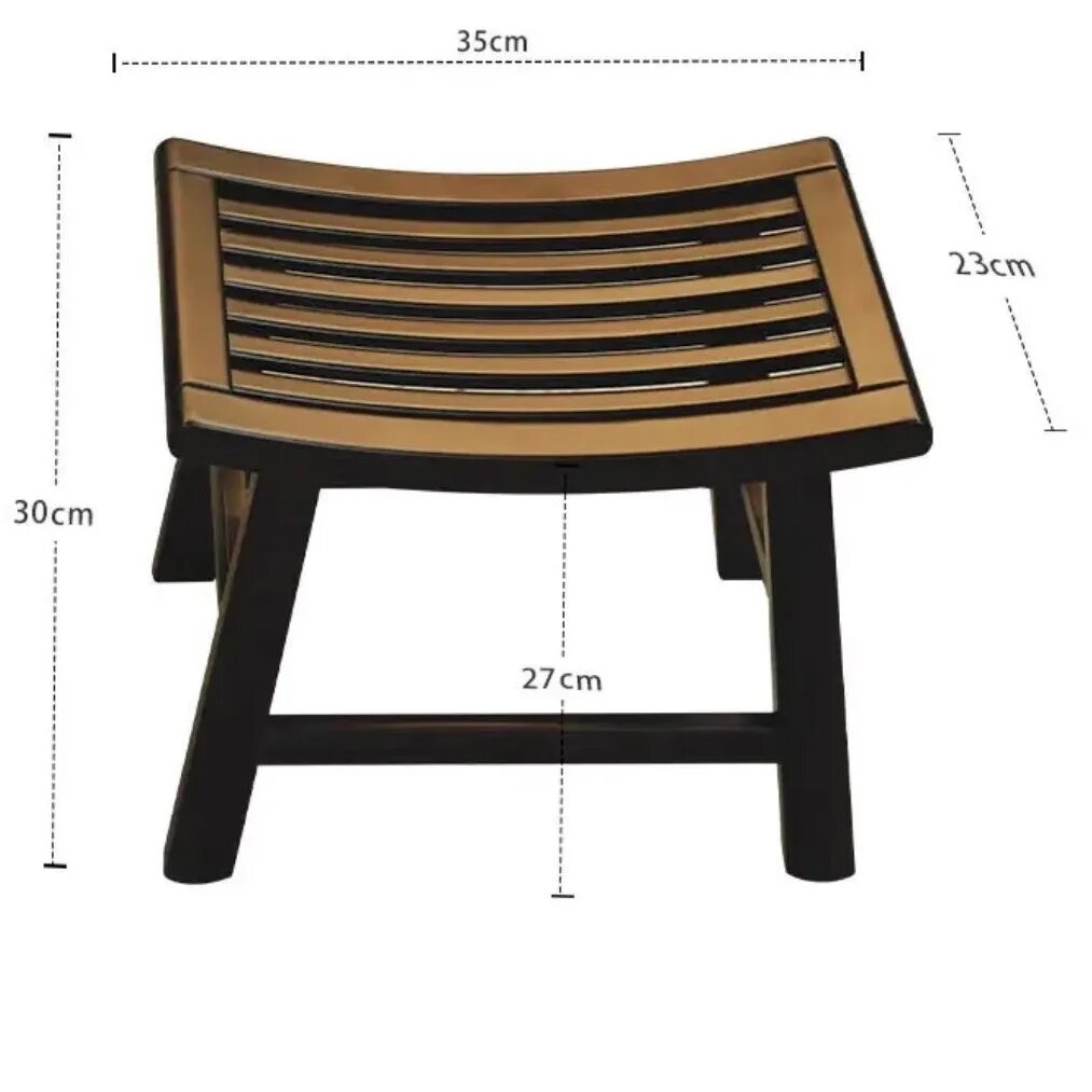 Портативная бамбуковая скамейка для душа, складное легкое сиденье для ванной комнаты с дренажными отверстиями, противоскользящие ножки для пожилых людей