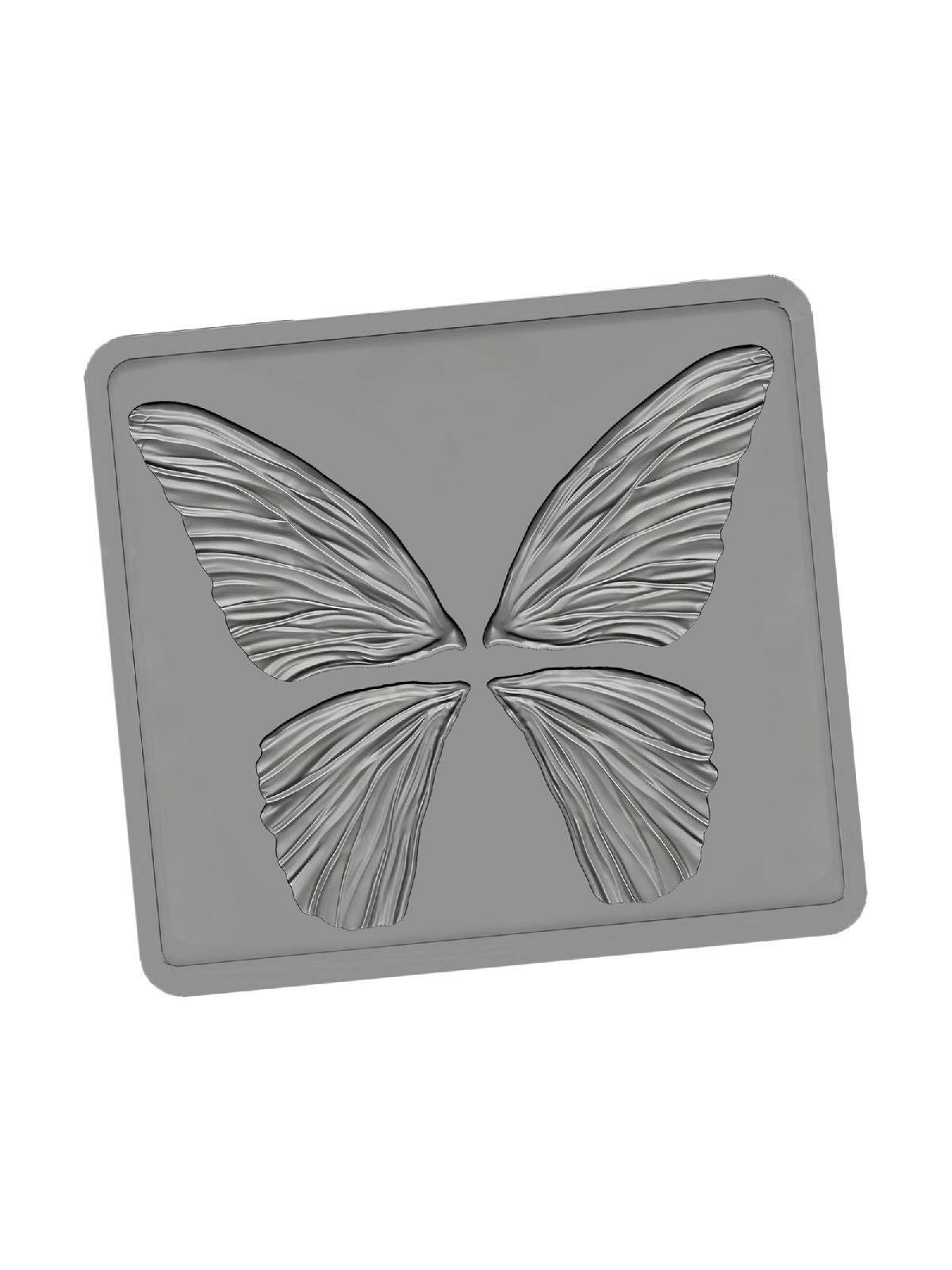 Многоцелевая силиконовая форма-бабочка, подходящая для брелоков из смолы, домашнего декора