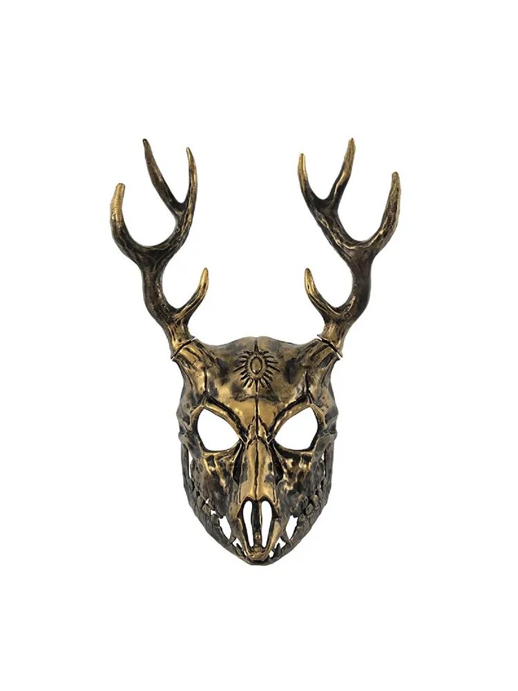 Маска с головой оленя для Хэллоуина, маскарада и карнавалов, - HDA23016B