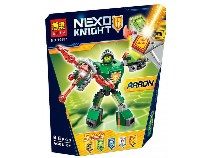 Конструктор BELA Nexo Knight 10587 Боевые доспехи Аарона/AARON