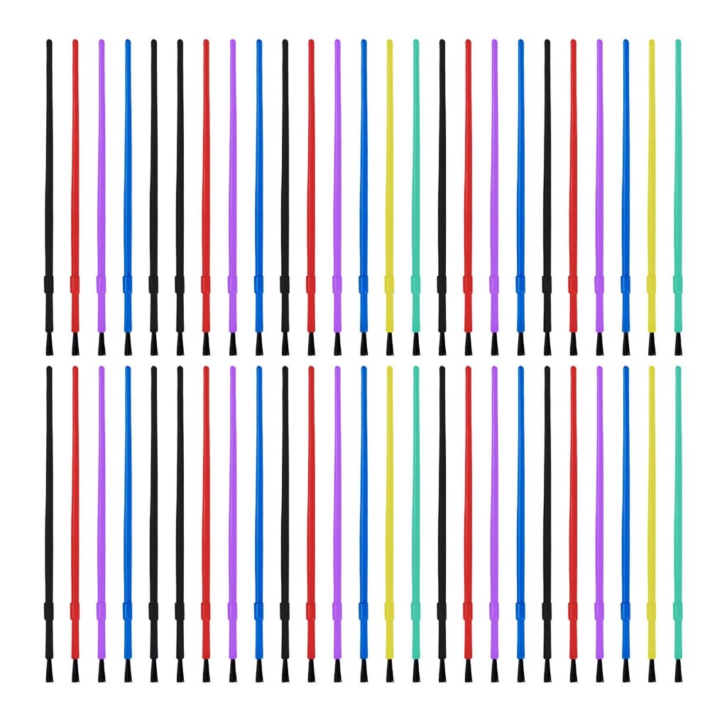 50 шт Кисти для художника Нейлоновые кисти для рисования волос Маленькие акварельные кисти