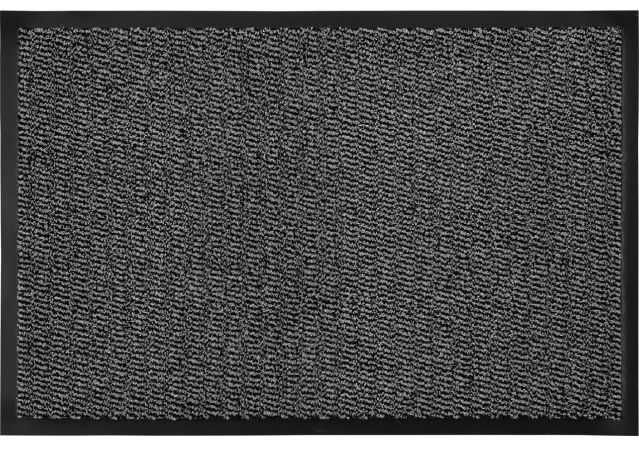 Коврик Step полипропилен 60x90 см, цвет серый