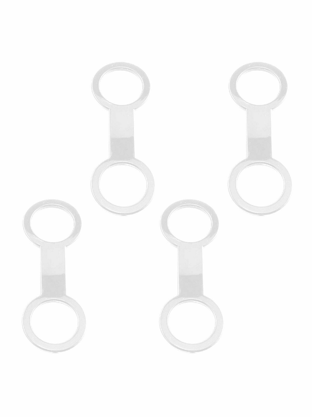 4шт Пластиковый зажим Держатель трубки для крепления ремешка для маски для подводного плавания