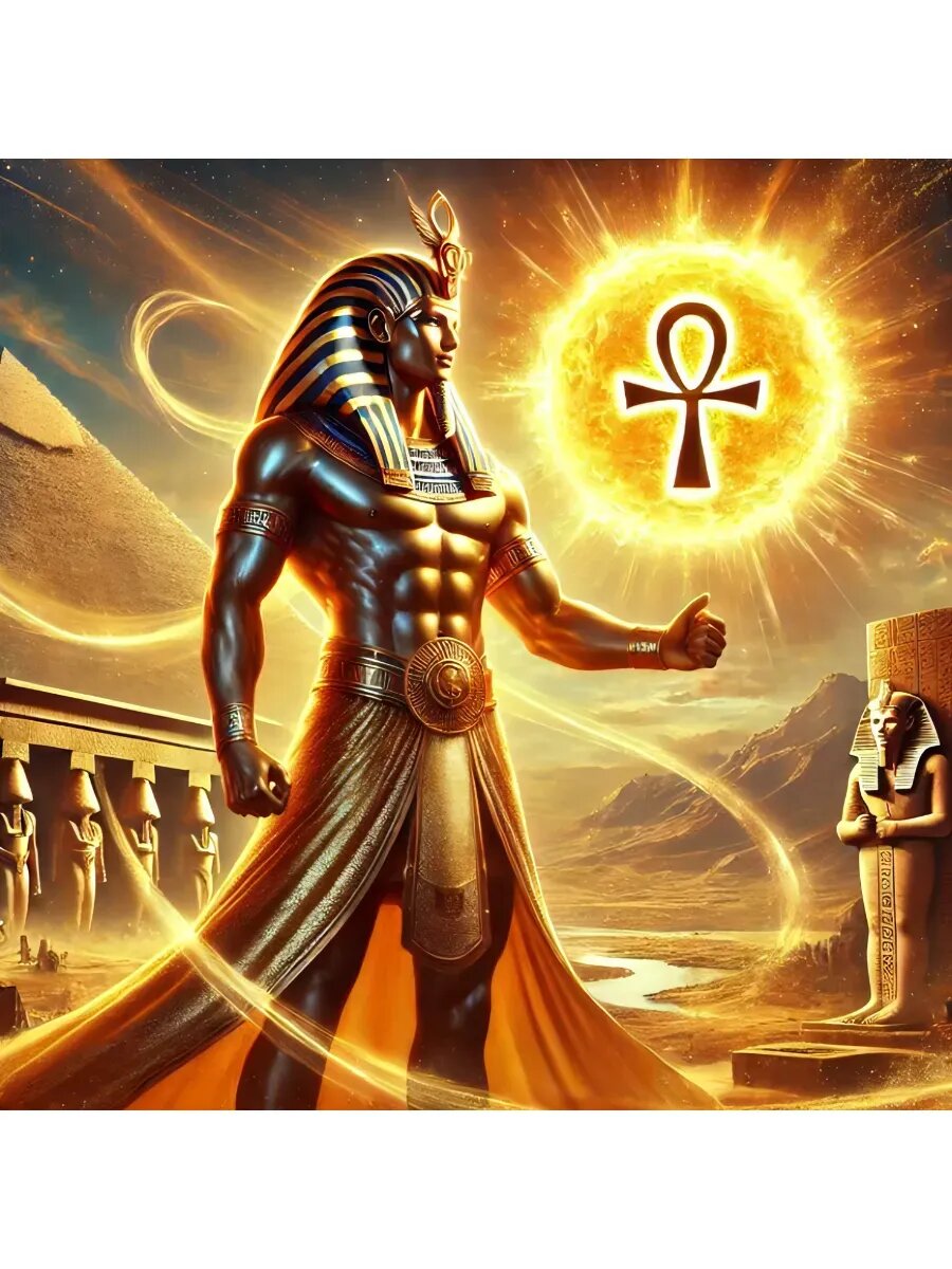 Талисман-оберег Анх "Мир совершенства" - мощный оберег, коричневый, ABS-пластик