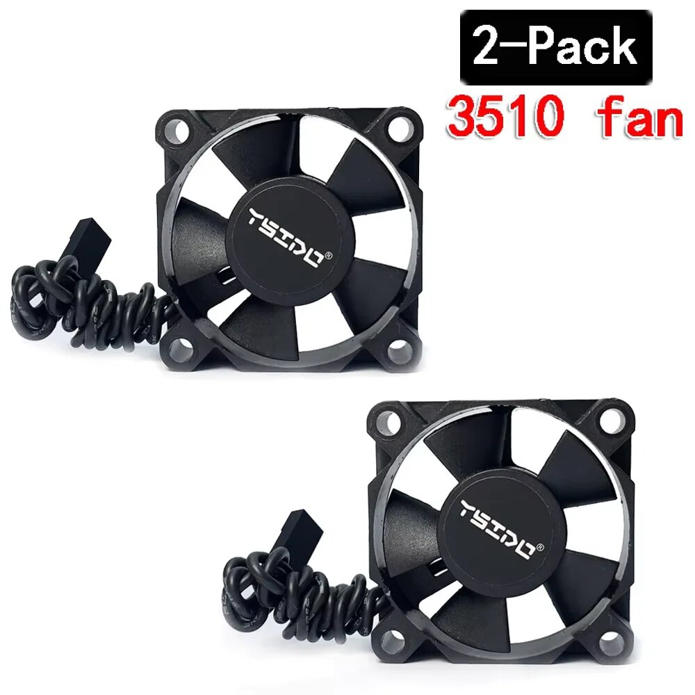 Комплект вентиляторов охлаждения YSIDO для RC-моторов 30/35/40/45/50 мм 2PCS 35mm Fan