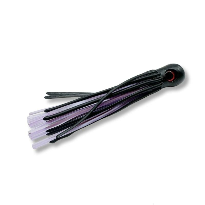 Приманка trolling skirt 15 см для морской рыбалки, Черный фиолетовый