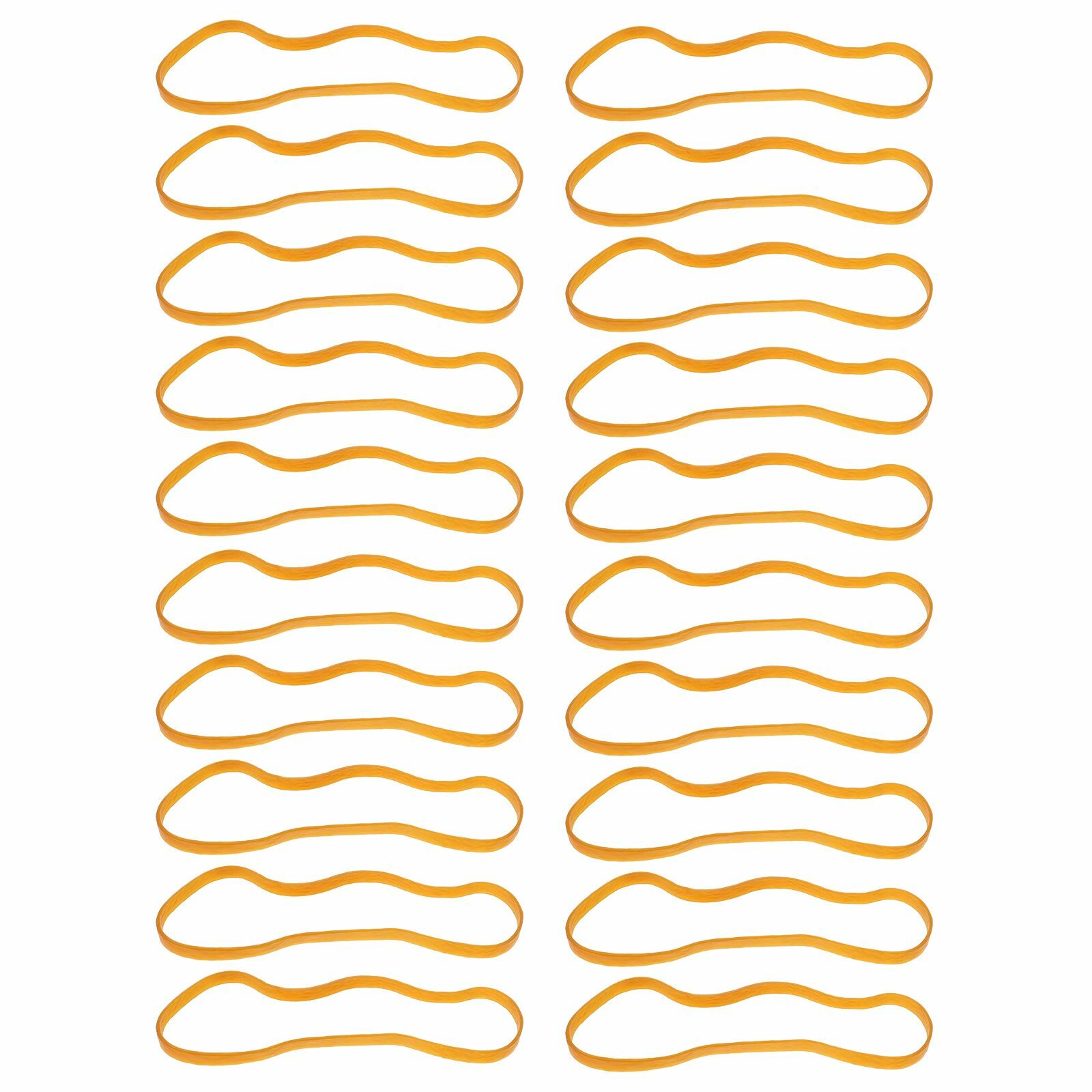 Толстые резиновые кольца оранжевого цвета для фиксации изделий в наборе 140 шт