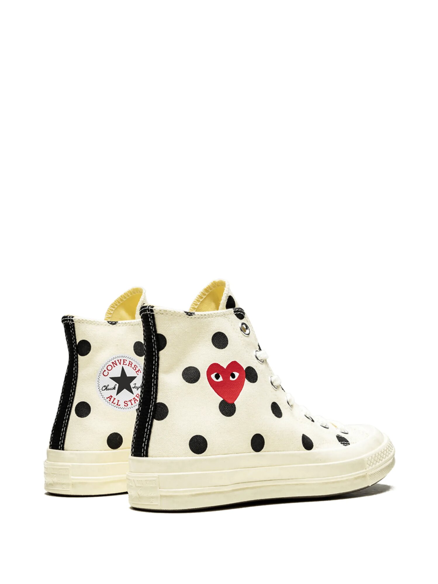 Кроссовки Comme des Garcons PLAY x Comme des Garcons Play Chuck 70 Hi, размер 8 US, белый — фото 1