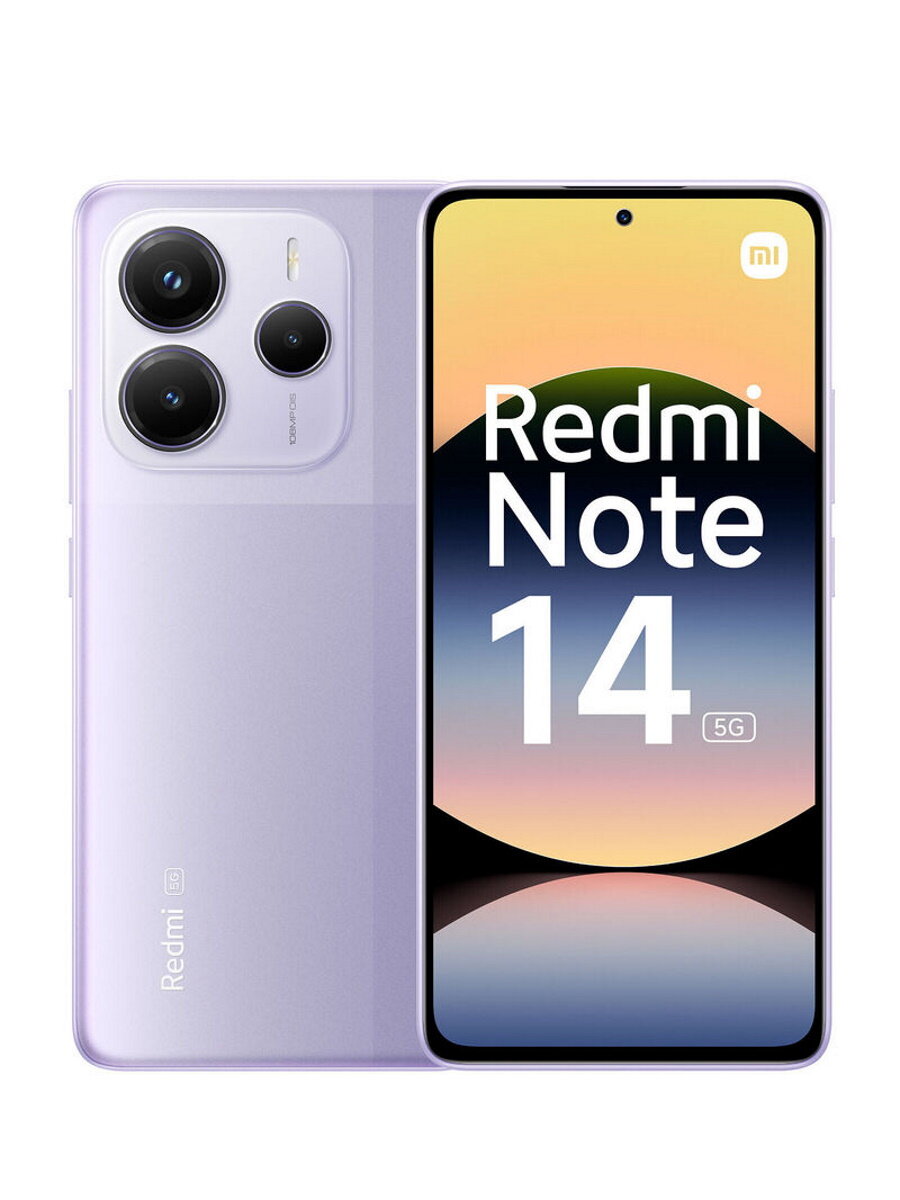 Смартфон Xiaomi Redmi Note 14 5G 6/128Gb Lavender Purple Global