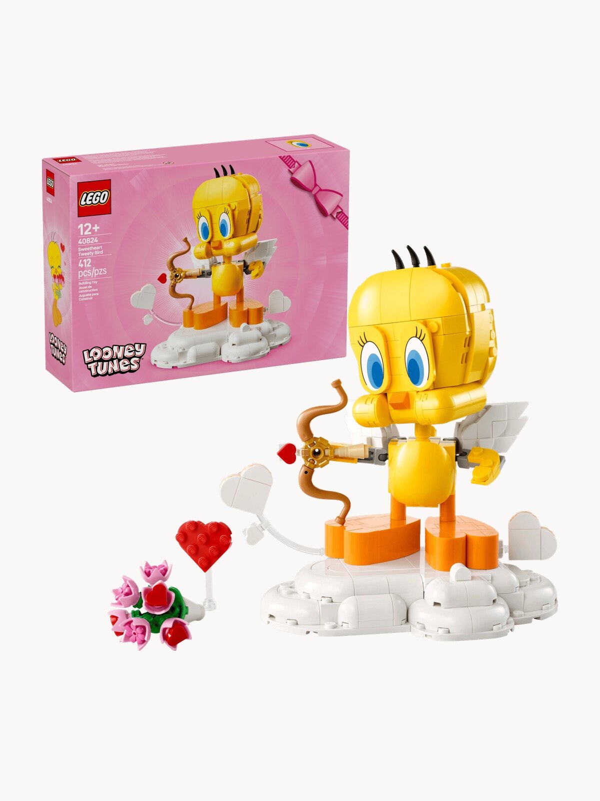 Конструктор LEGO Altro 40824 Милая птичка Твити, желтый, 412 дет.
