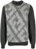 Джемпер FENDI, размер 50 IT, серый
