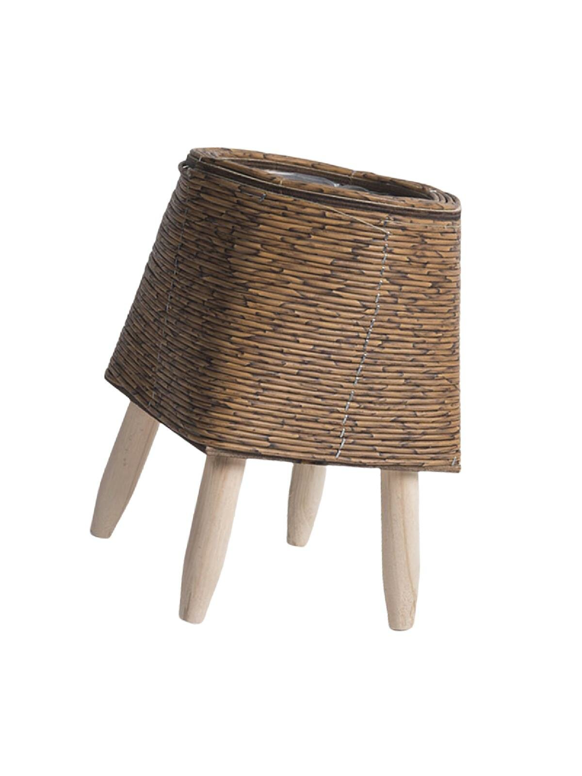 Корзина для растений из ротанга Комнатные горшки ручной работы для кашпо Цветочные горшки Растение