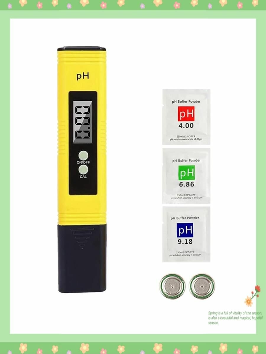 PH Meter Tester Digital 0,01 Тест качества воды Цифровой тестер совместим с кухни, аквариума, бассейна, лаборатории