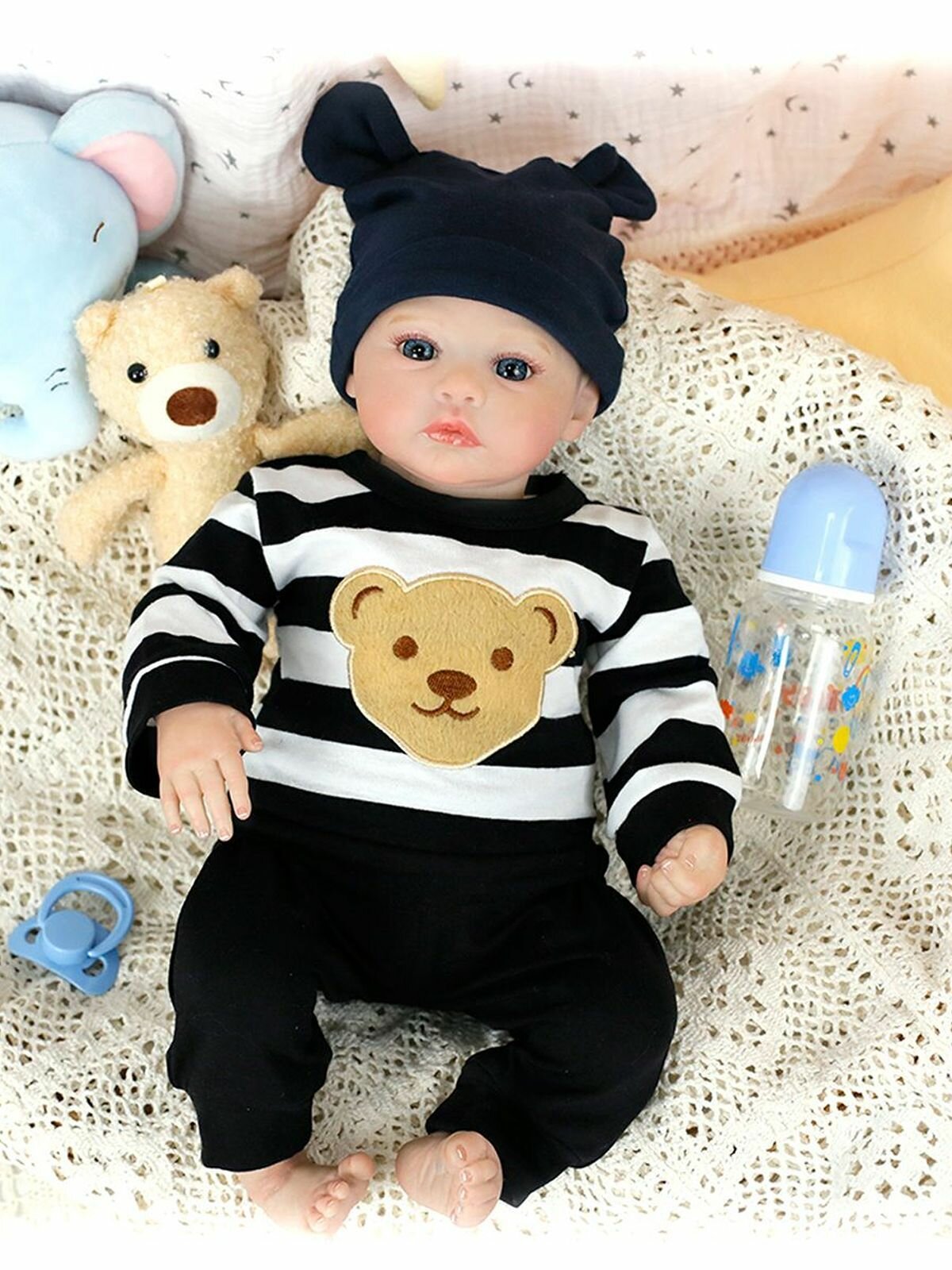 Кукла Реборн мягконабивная LifeReborn 43 см