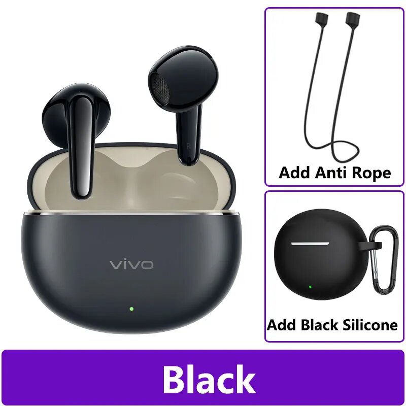 Наушники VIVO TWS Air 3 Pro Black n Black Case