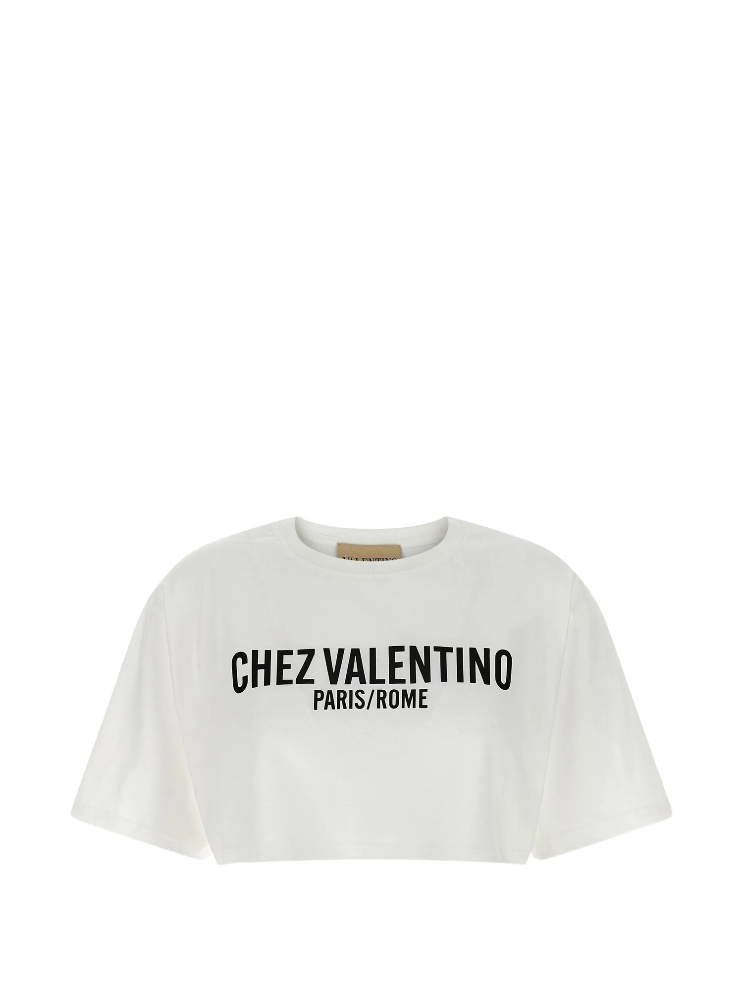 Футболка Cropped print T-shirt