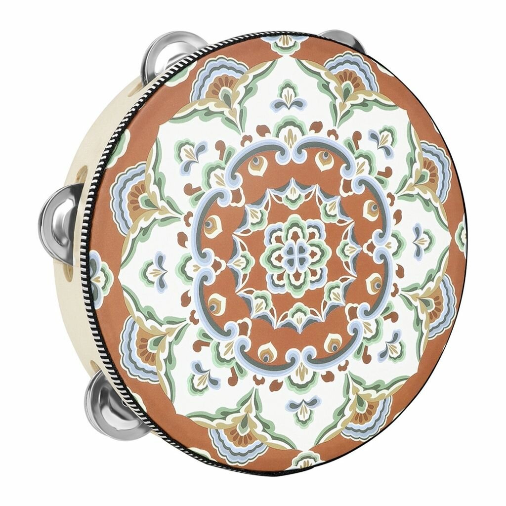 Тамбурин с металлическими колокольчиками