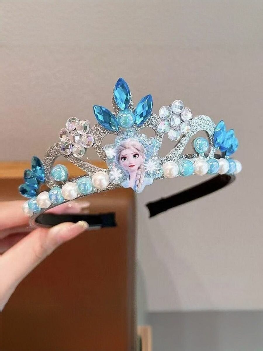 Диадема ACHU. Корона детская для девочек. Украшение для волос свадебное.