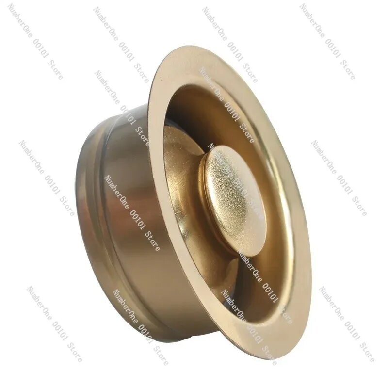 Измельчитель пищевых отходов на кухне, измельчитель канализационных отходов, сливной вакуумный позолоченный измельчитель с PVD-покрытием, эффективная система удаления кухонных отходов