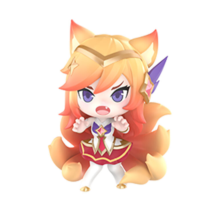 Фигурка унисекс POP MART x JINCHANCHANZHIZHAN Akali, Confirmed-Star Guardian Little Ahri (Open)
