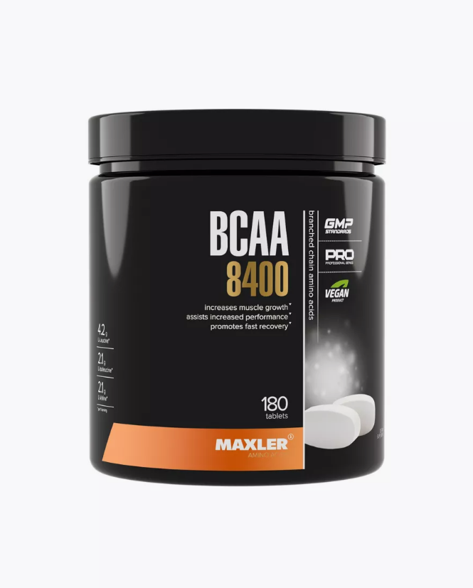 BCAA Maxler BCAA 8400, нейтральный, 180 шт.