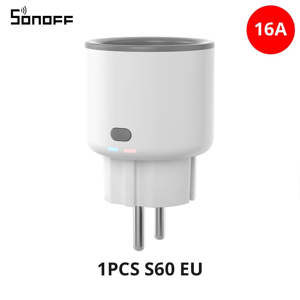 SONOFF S60 EU Wi-Fi умная розетка 1-5 шт. 1PCS S60TPF