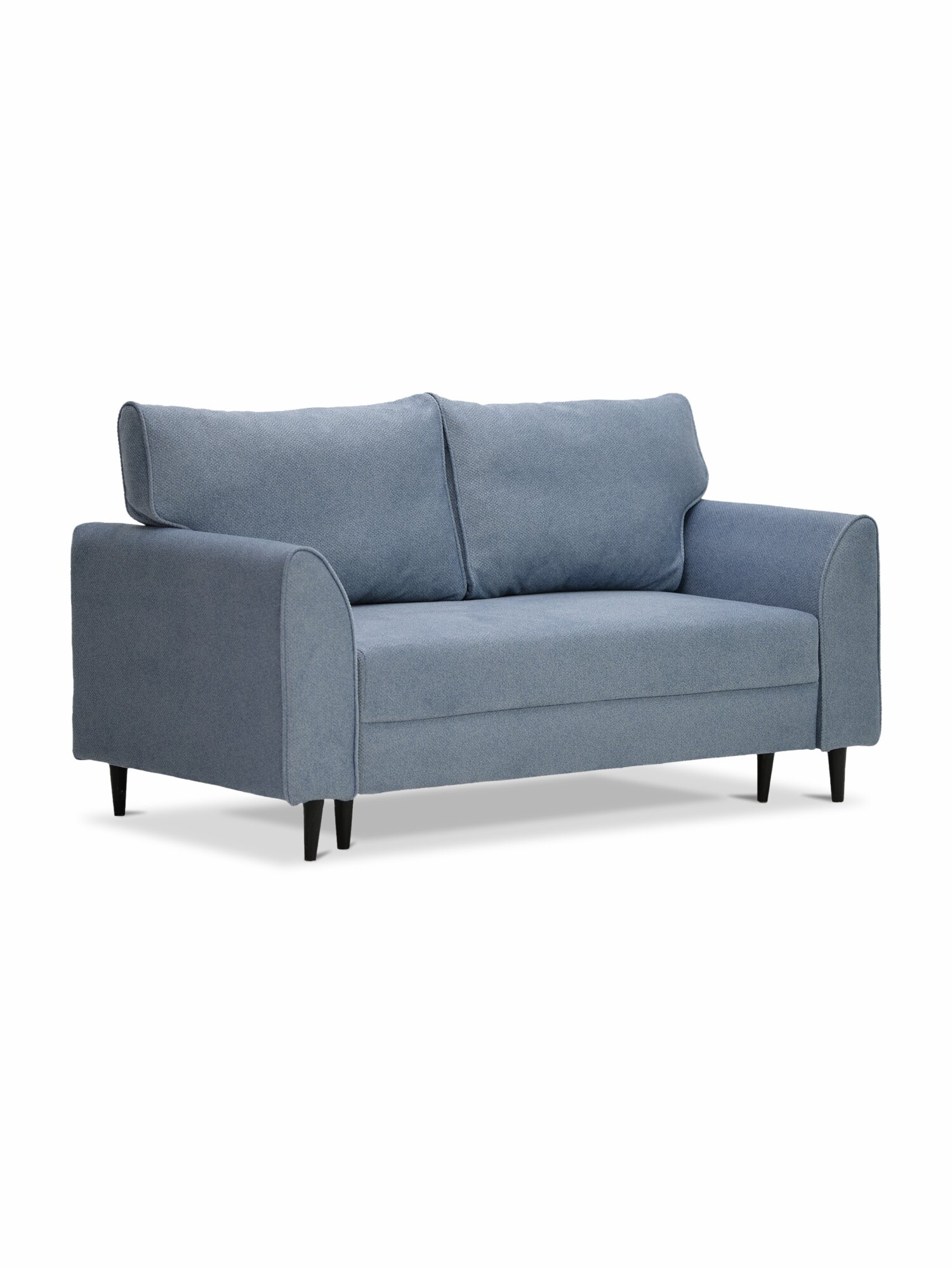 Диван-кровать прямой раскладной Касита 177х88х93 см, еврокнижка, Ладья, спальное место: 190х141 см, Bubblegum Blue col.21