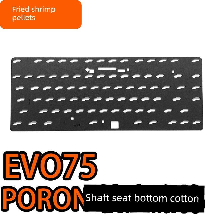 Механическая клавиатура TickType EVO75, комплект звукоизоляции включает в себя звукоизоляционную прокладку Rogers PORON