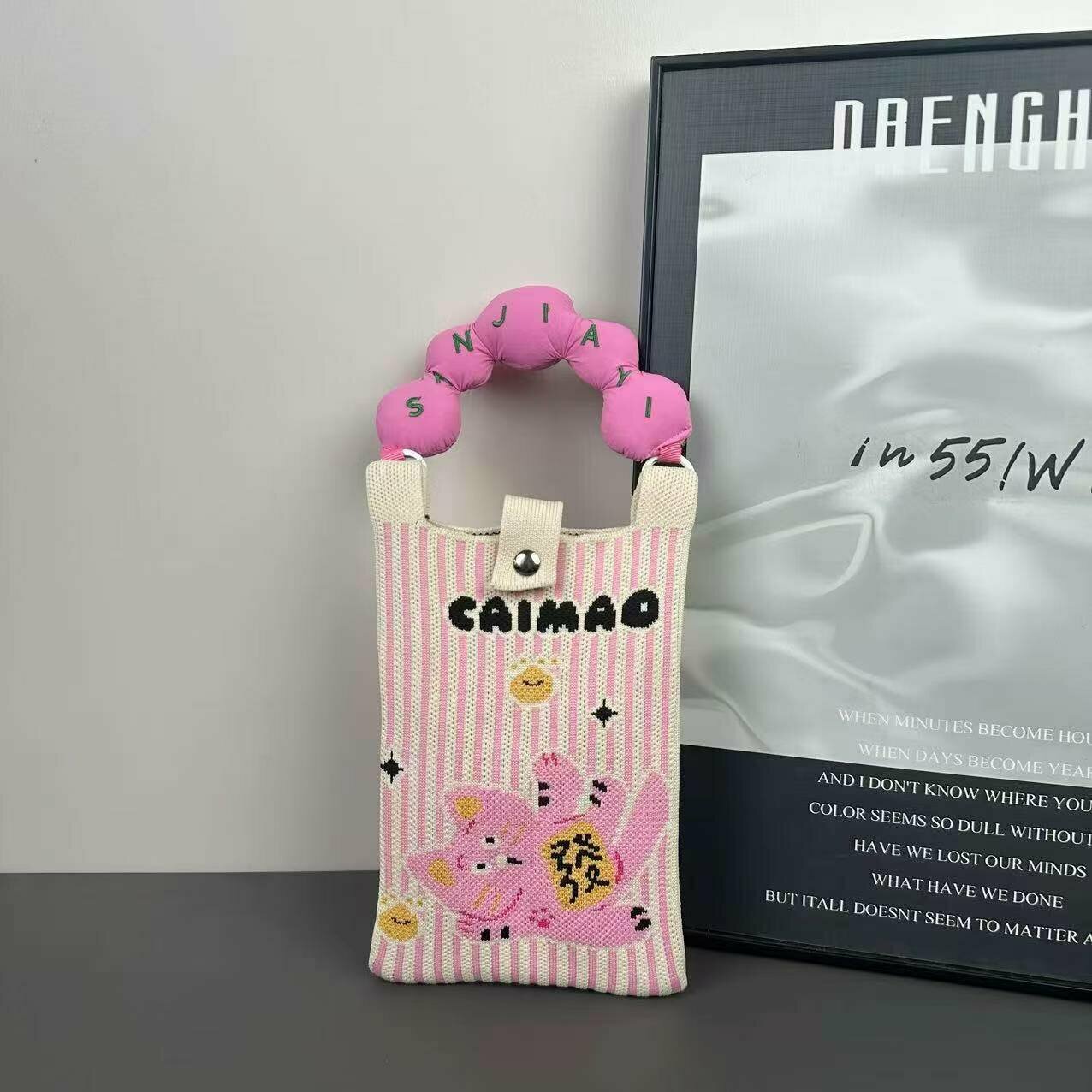 Новая сумка через плечо для женщин, вязаная монетница, модная и универсальная, стильная сумка через плечо для поездок и покупок