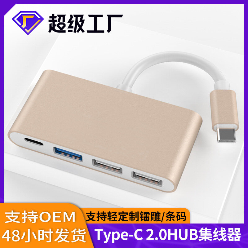 Серия док-станций Type-C для кросс-граничного использования, Type C в HDMI/VGA, многопортовый USB-разветвитель, компьютерный адаптер, кабель