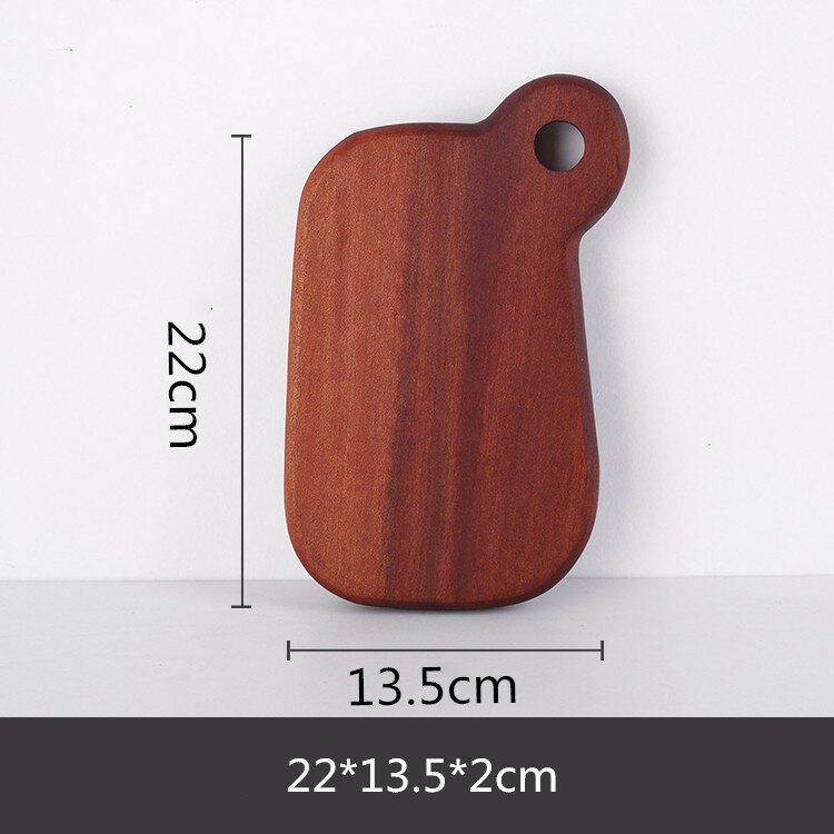 Деревянная тарелка для пиццы из сапеле 22x13,5x2 см для кухни