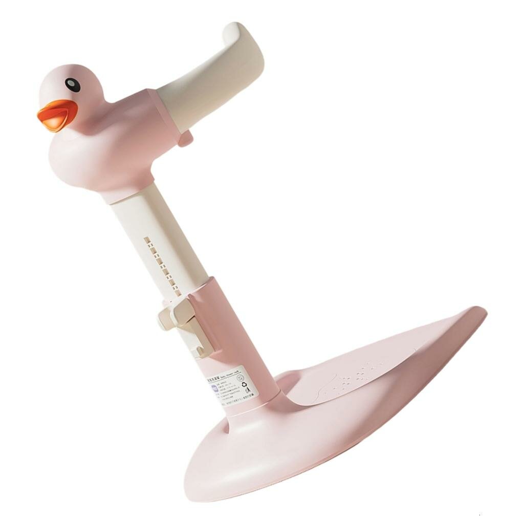 Детская ванночка с подставкой, регулируемая, с рисунком, Розовый