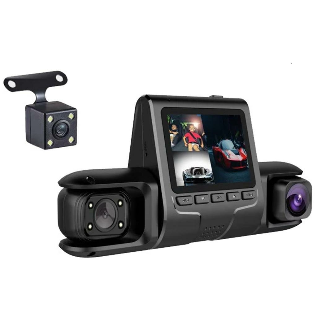 Комплект автомобильных камер 360 градусов, одновременное использование 3 линз