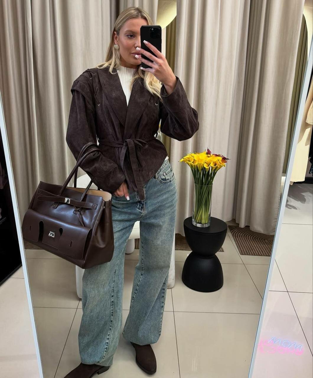 Куртка  с поясом