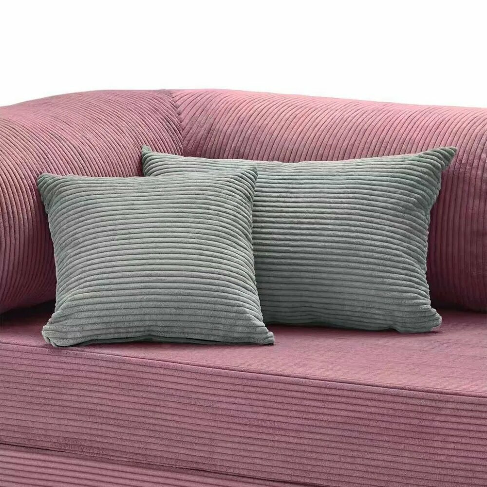 Karvinshcraft Бескаркасный диван Подушка, Бархат, Размер XXXXXL, светло-серый