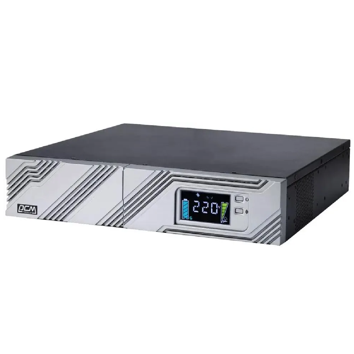 ИБП Powercom Smart King RT SRT-3000A LCD, 3000ВA, интерактивный, черный