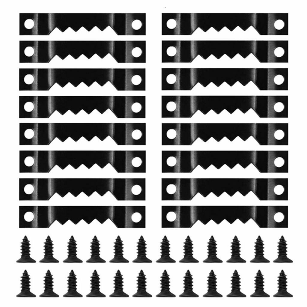 Карнизные крепления с зубчиками 60 шт. с винтами