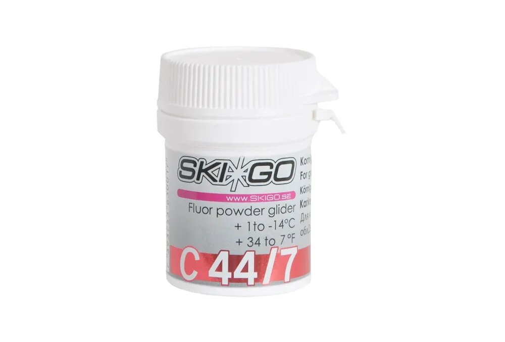 SkiGo C44/7 Порошок для лыж от +1 до -14C для скольжения 30 г