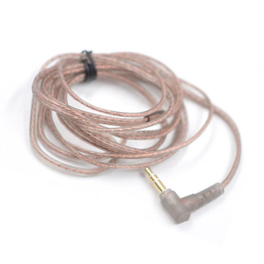 KZ высокочистый бескислородный медный двухпараллельный кабель для обновления 0,75 мм позолоченный контактный кабель для наушников-тип C без пшеницы