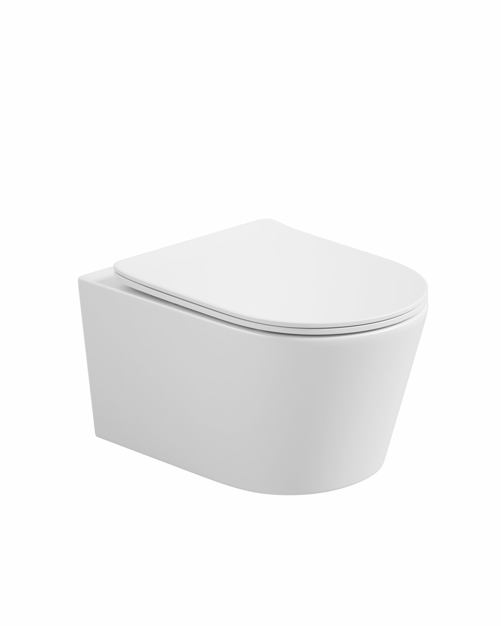 Унитаз подвесной Sapbox Lumara 1124C1-MW Rimless матовый белый, 36х53х38,5 см.