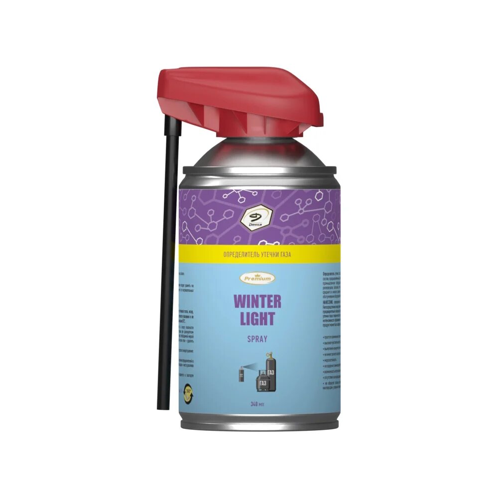 Определитель утечки газа Denzol's «WINTER LIGHT» с актуатором, баллон 340 мл DT00031