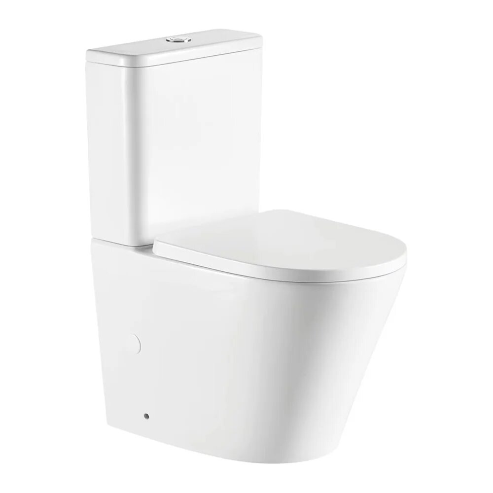 Унитаз Wesnaart RAY 104-RAY11, напольный, безободковый, белый