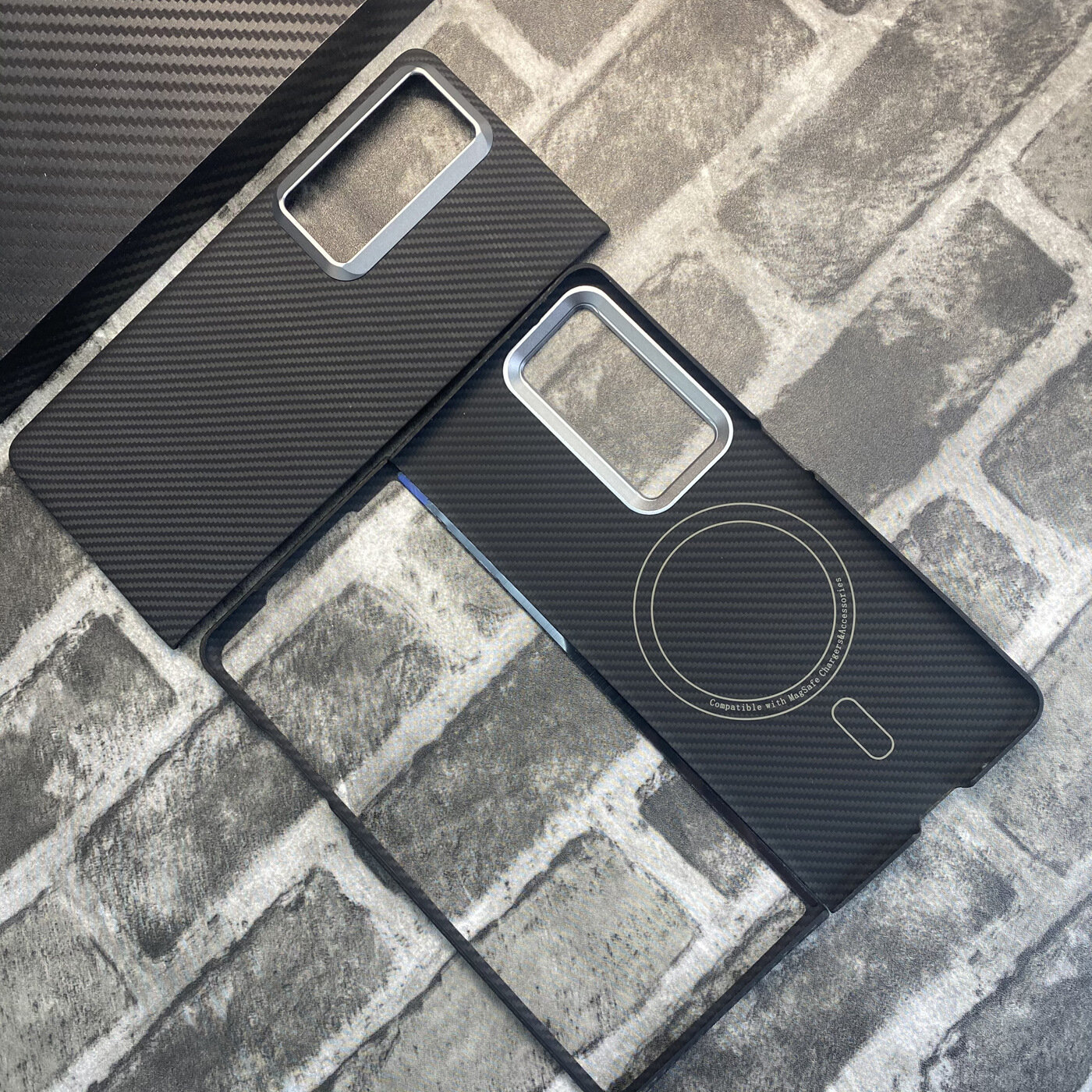 Чехол для телефона Honor Magic V2, совместимый с кевларовым центральным осью, магнитный защитный чехол из углеродного волокна, оптовая продажа Magic VS2