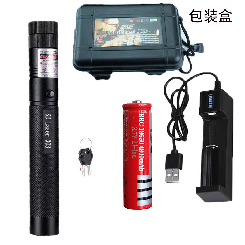 303 Зеленый Свет Гипсофила Лазерный Фонарик Лазерная Ручка Двойной Цвет Красный Зеленый Лазерная Ручка Команда Продажи