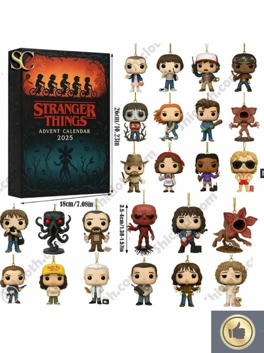 Funko! POP Адвент календарь Очень Странные Дела Advent Calendar: Stranger Things 2024-24 Days Of Surprise