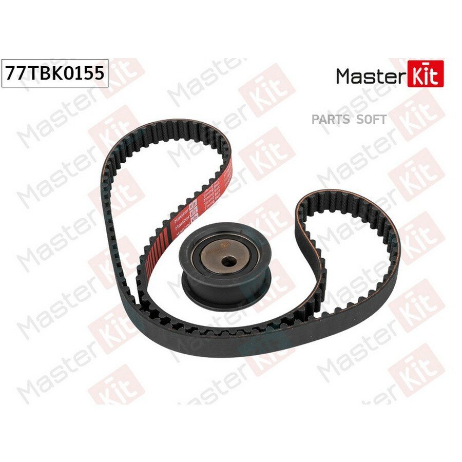Комплект ремня ГРМ LADA SAMARA (2108, 2109, 2115, 2113, 2114) 1986 - 2013 77TBK0155 от официального дистрибьютора, MASTERKIT, артикул 77TBK0155