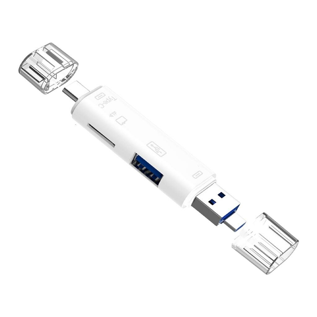 Адаптер-ридера USB-C для карт TF, Белый