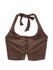 Купальник Frankie's Bikinis, размер XS, коричневый